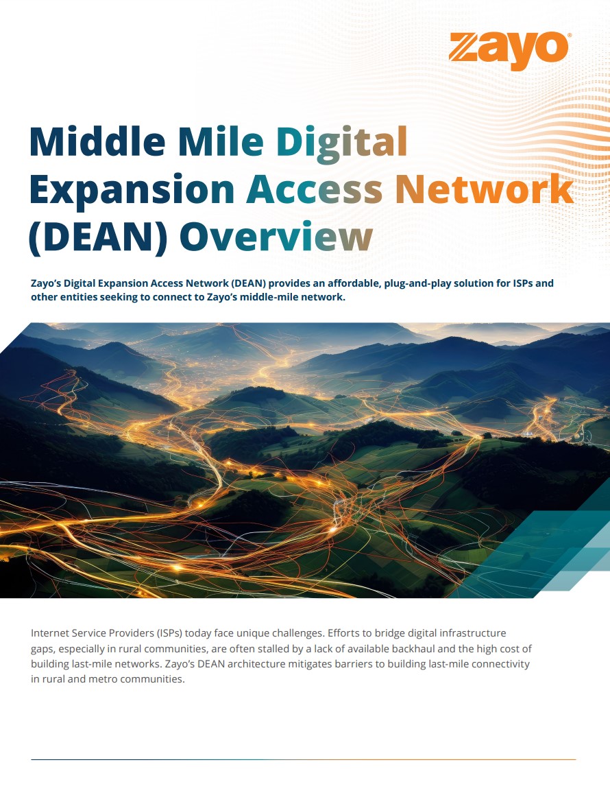 Middle Mile Digital Expansion Access Network - Zayo
