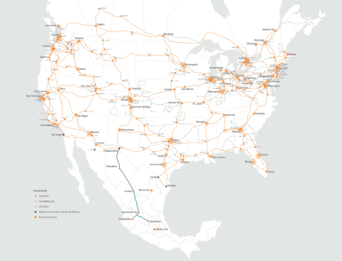 Global Network Capabilities and Fiber Network Maps | Zayo