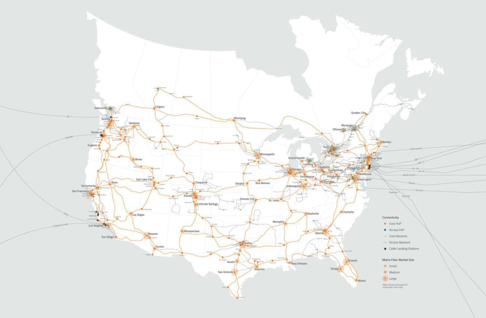 Global Network Capabilities and Fiber Network Maps | Zayo