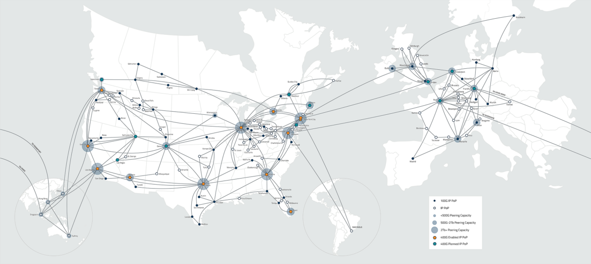 Our Network | Global Network Internet & Fiber Maps | Zayo