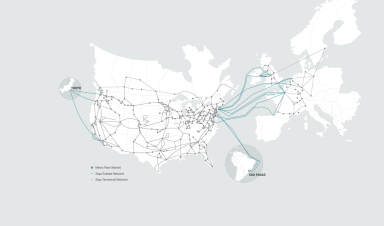 Our Network | Global Network Internet & Fiber Maps | Zayo