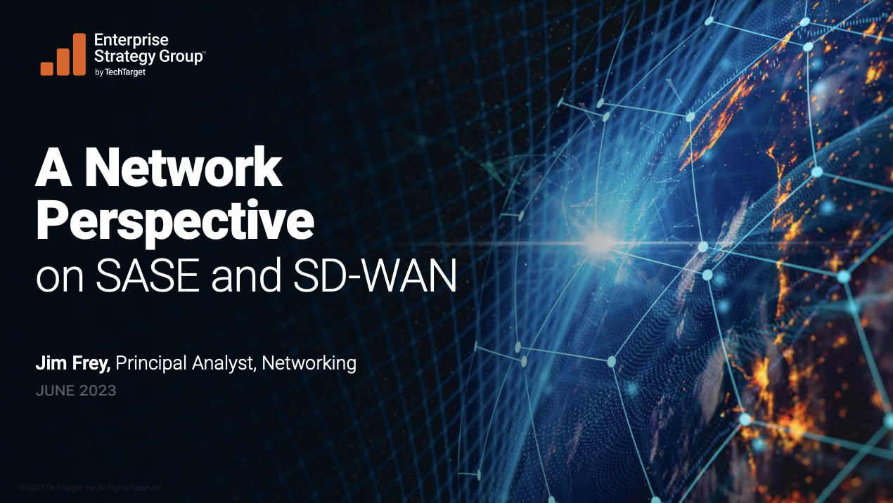 A Network Perspective on SASE and SD-WAN - Zayo