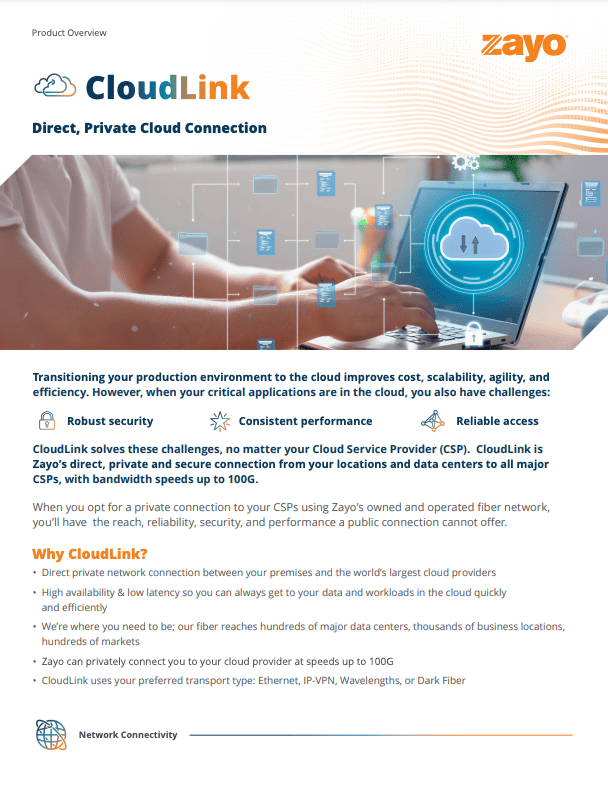 What is CloudLink? Download the CloudLink Product Overview | Resource
