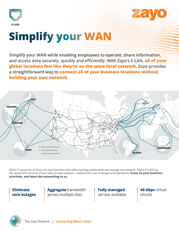 E-LAN Overview | Resource | Zayo