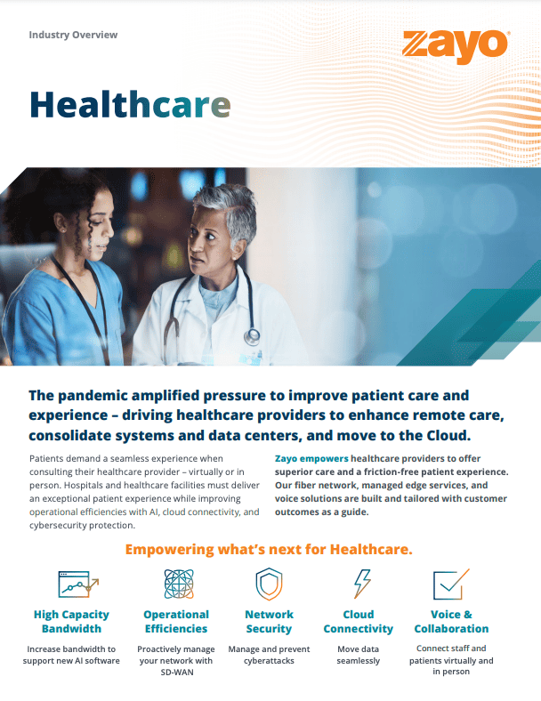 Industry Overview: Healthcare | Resource | Zayo