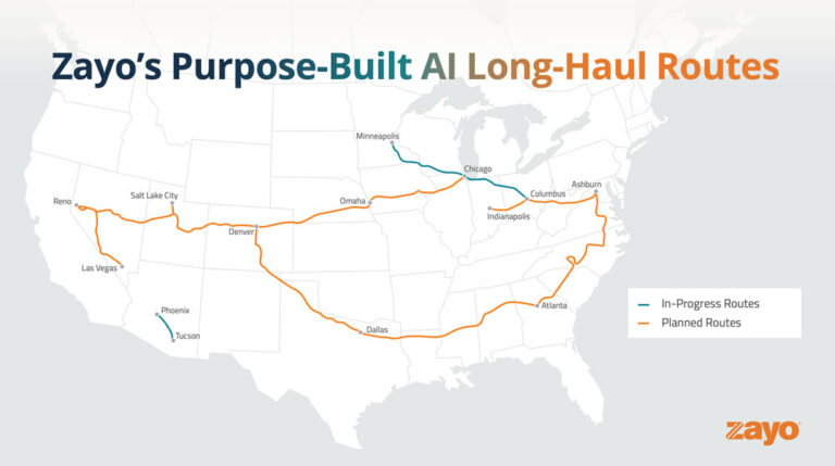 Zayo Levels Up Its AI-Ready Infrastructure with New Routes and 100% ...