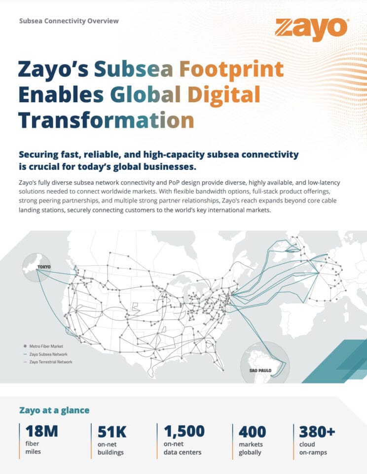 Subsea Network Connectivity Systems and Global Routes | Resource