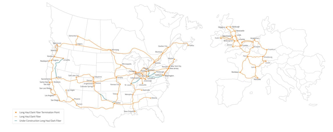 Global Network Capabilities and Fiber Network Maps | Zayo